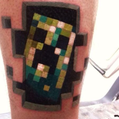 160+ Coolest Minecraft Tattoos Ideas (2023) - TattoosBoyGirl