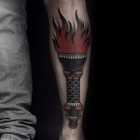 195+ Fierce Torch Tattoo Designs (2023) - TattoosBoyGirl