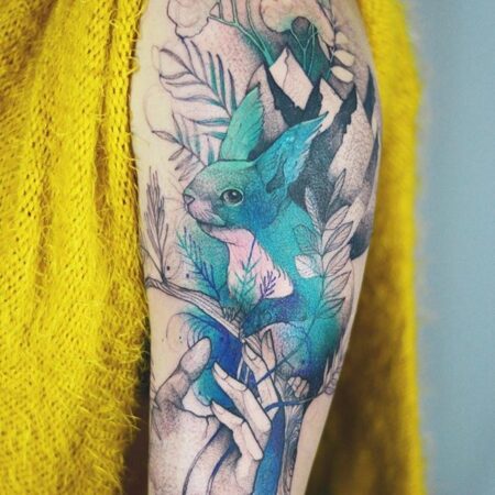 215+ Cute Squirrel Tattoo Designs (2023) - TattoosBoyGirl