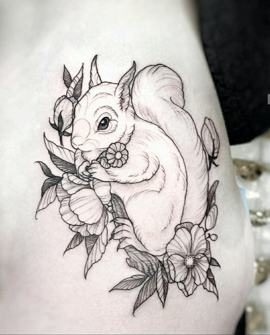 215+ Cute Squirrel Tattoo Designs (2023) - TattoosBoyGirl