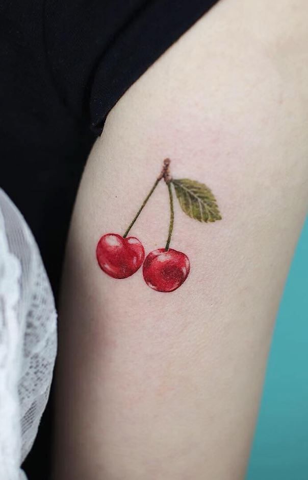 215+ Beautiful Cherry Tattoos Designs (2024) - TattoosBoyGirl