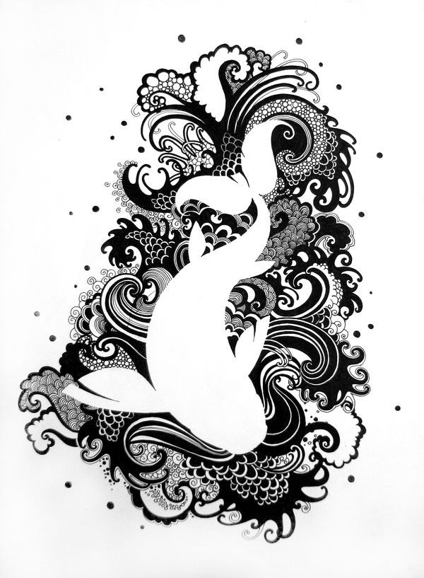 170+ Mesmerizing Negative Space Tattoo Designs (2024) - TattoosBoyGirl