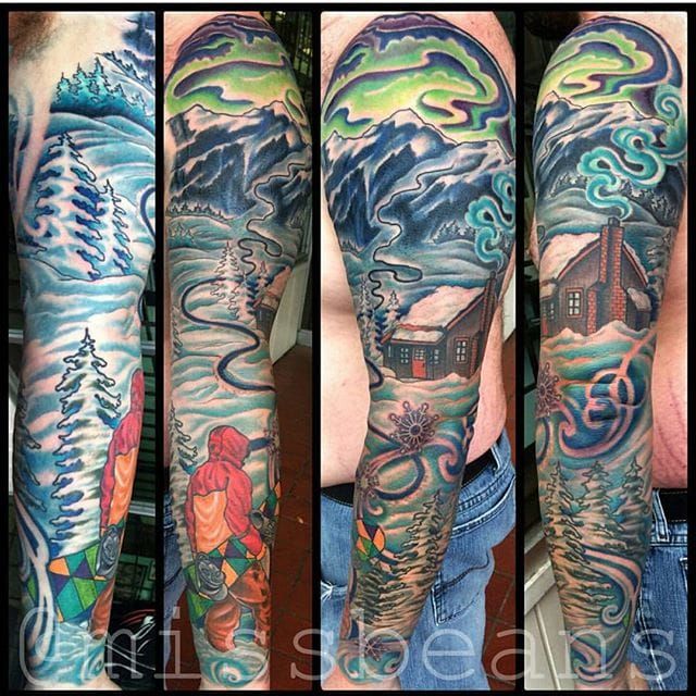 185+ Awesome Snowboard Tattoo Ideas (2024) - TattoosBoyGirl