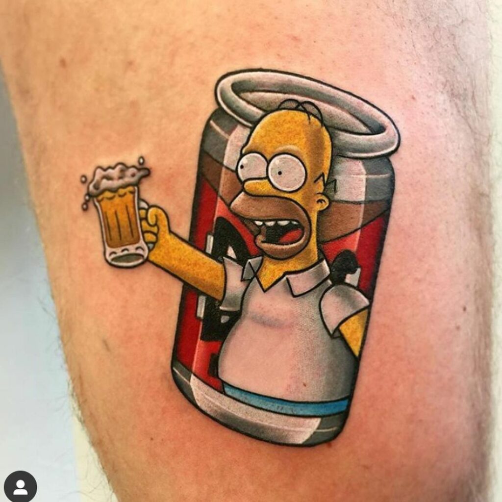 150+ Cheerful The Simpsons Tattoos Ideas (2024) - TattoosBoyGirl