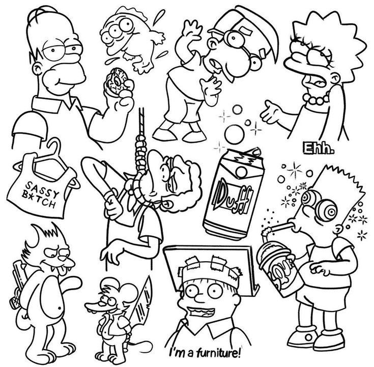 150+ Cheerful The Simpsons Tattoos Ideas (2024) - TattoosBoyGirl