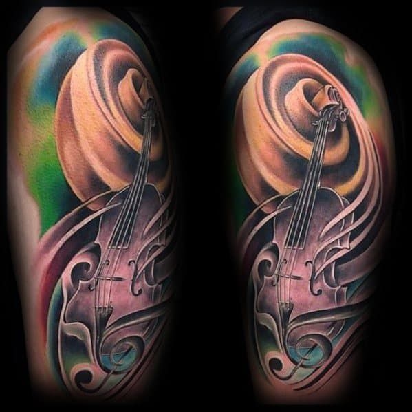 170+ Beautiful Violin Tattoos Designs (2024) - TattoosBoyGirl