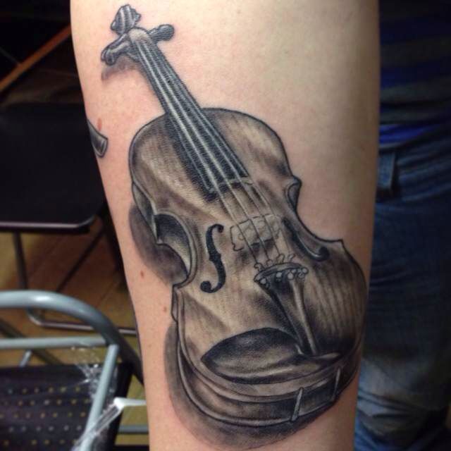 170+ Beautiful Violin Tattoos Designs (2024) - TattoosBoyGirl
