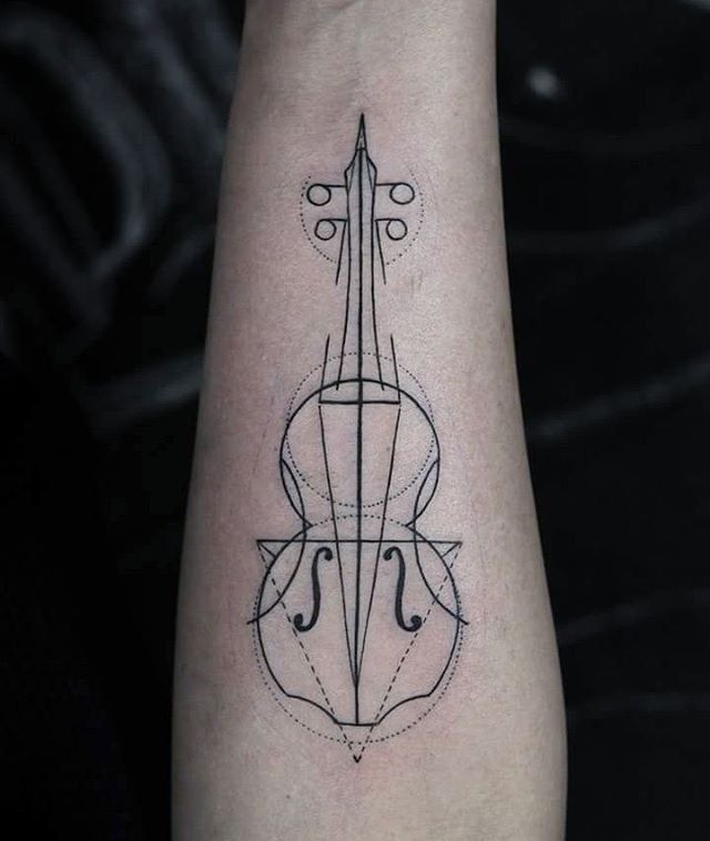 170+ Beautiful Violin Tattoos Designs (2024) - TattoosBoyGirl