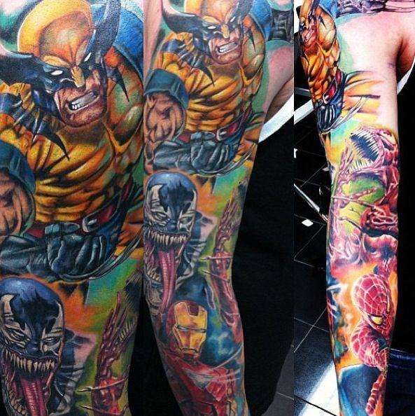 155+ Best Marvel Tattoos Designs (2024) - TattoosBoyGirl