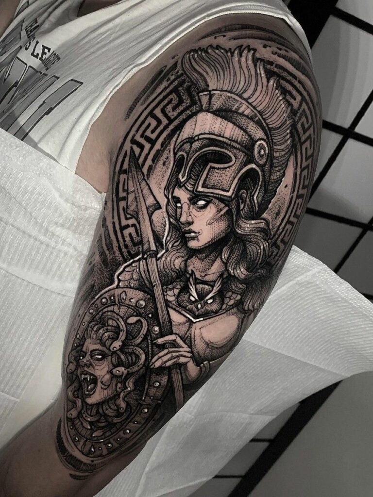 170+ Athena Tattoo Ideas for Females (2024) - TattoosBoyGirl