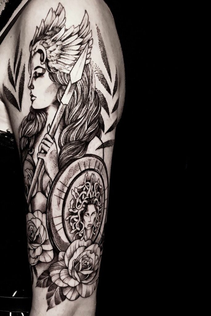 170+ Athena Tattoo Ideas for Females (2024) - TattoosBoyGirl