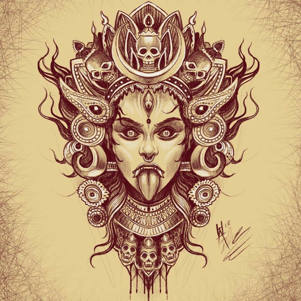 170+ Amazing Maa Kali Tattoos Ideas (2024) - TattoosBoyGirl