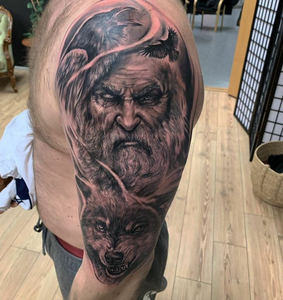 225+ Odin Tattoos Designs (2024) Inspired from Norse Mythology ...