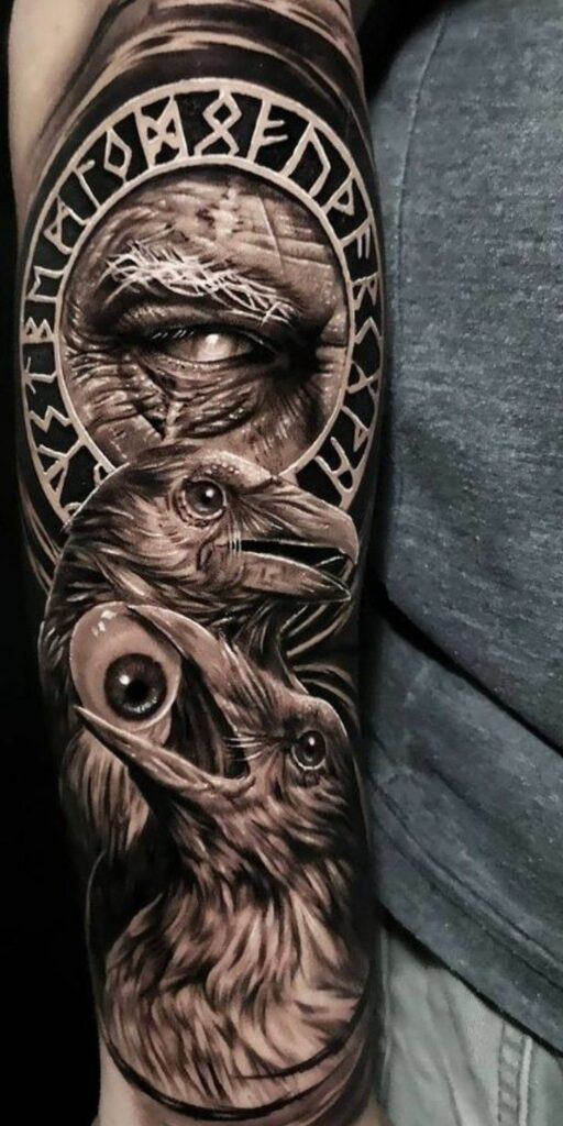 225+ Odin Tattoos Designs (2024) Inspired from Norse Mythology ...