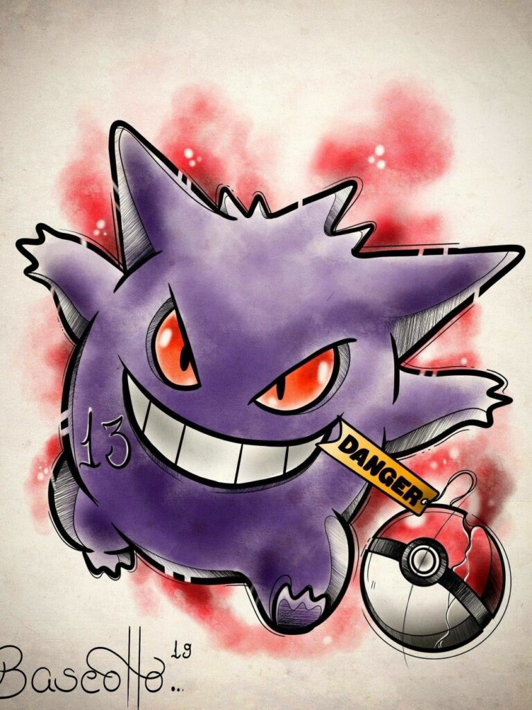155+ Gengar Tattoos Designs (2024) - TattoosBoyGirl