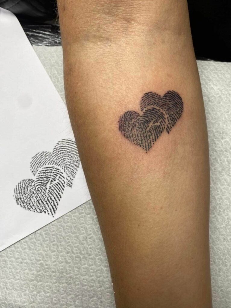 155+ Cutest Fingerprint Tattoos Designs (2024) - TattoosBoyGirl