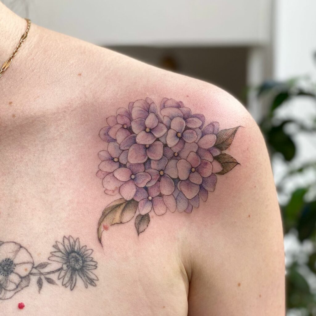 220+ Prettiest Hydrangea tattoo Designs (2024) - TattoosBoyGirl