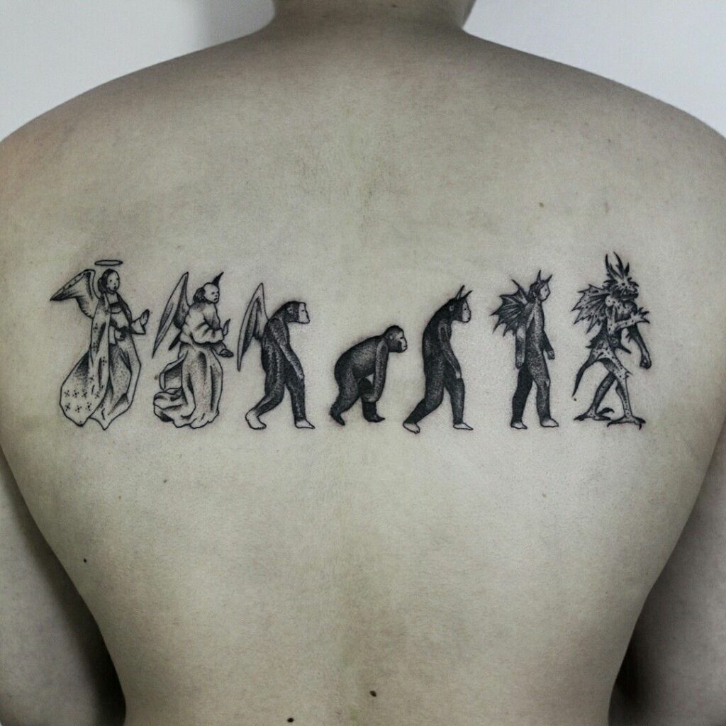 195+ Evolution Tattoos Designs (2024) - TattoosBoyGirl