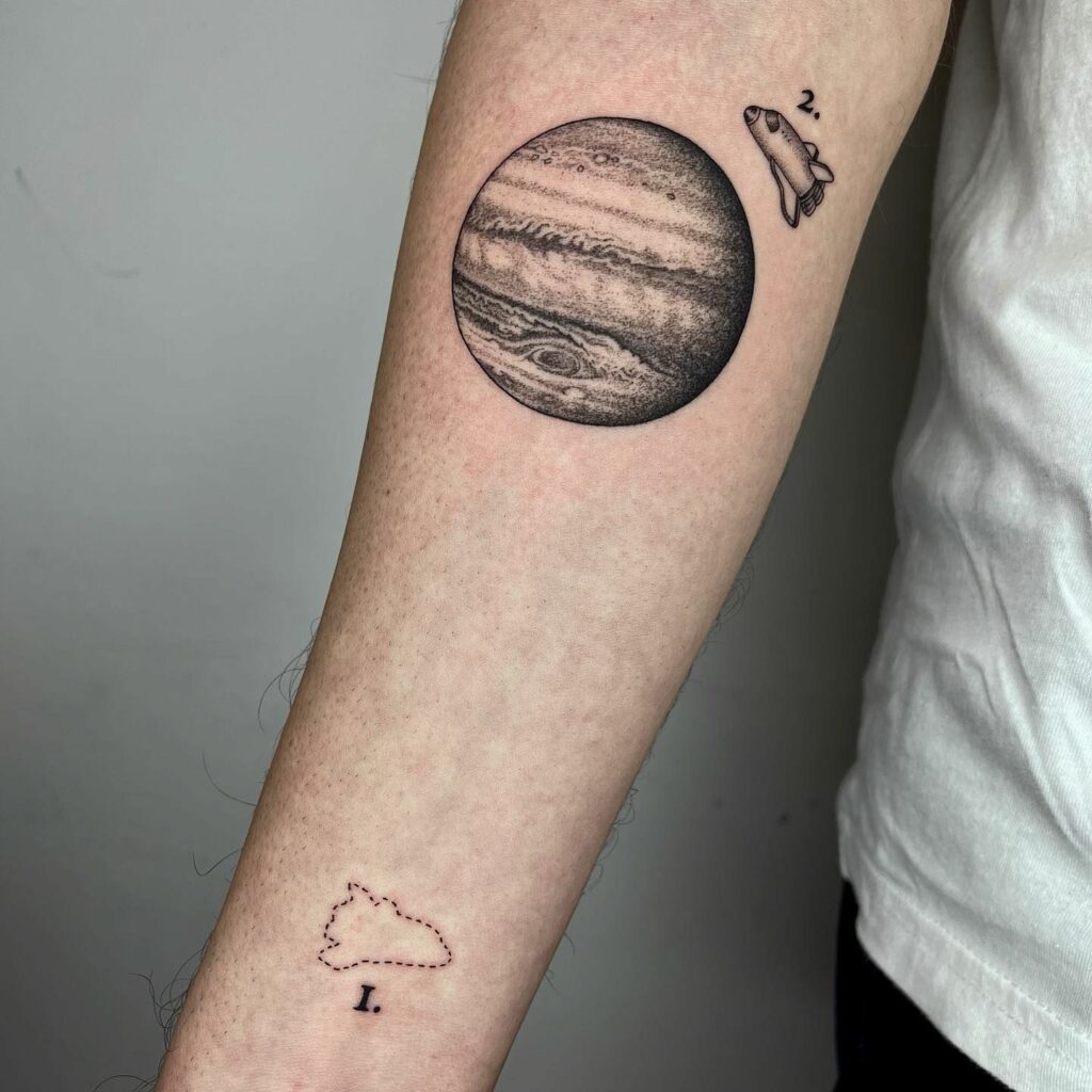 145+ Beautiful Jupiter Tattoos Designs (2024) - TattoosBoyGirl