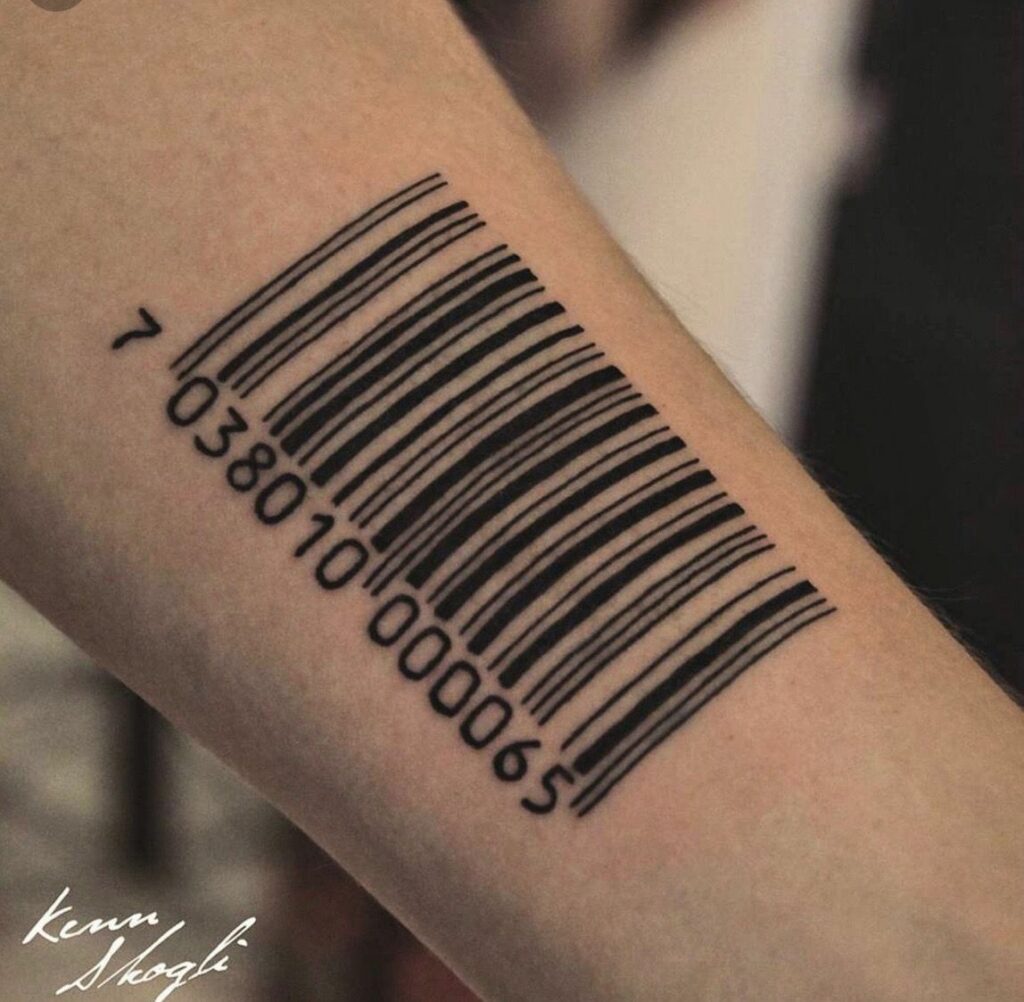 210+ Impressive Barcode Tattoo Designs (2024) - TattoosBoyGirl